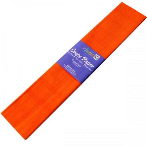 Orange Crepe Paper Pack - Kids Stuff For Less